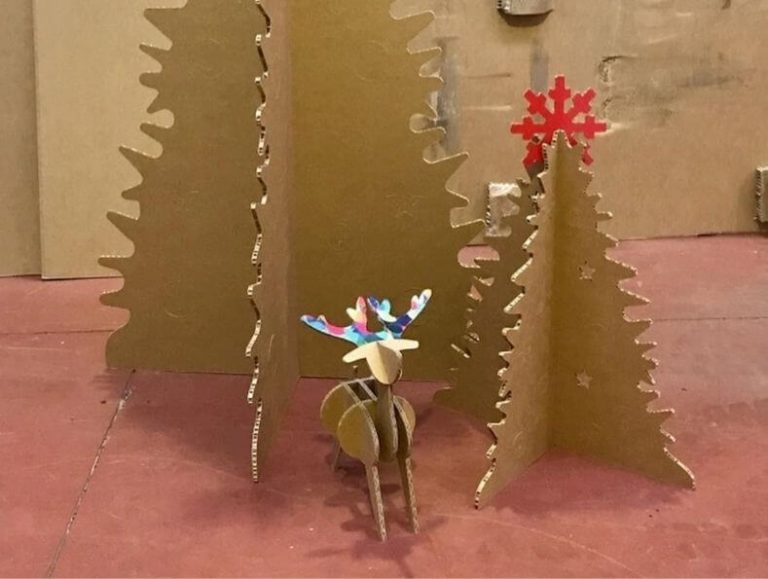 Diseños de Navidad en cartón: ideas para decorar - ARTBOXES